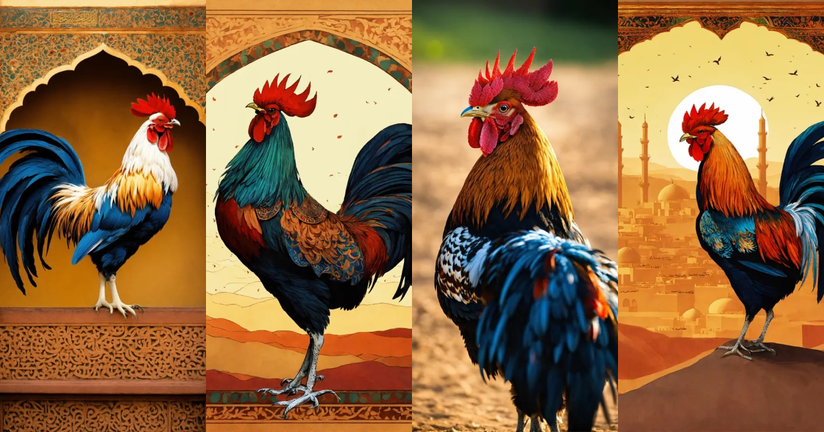 Lexica - A rooster crows in an Arab-Islamic atmosphere