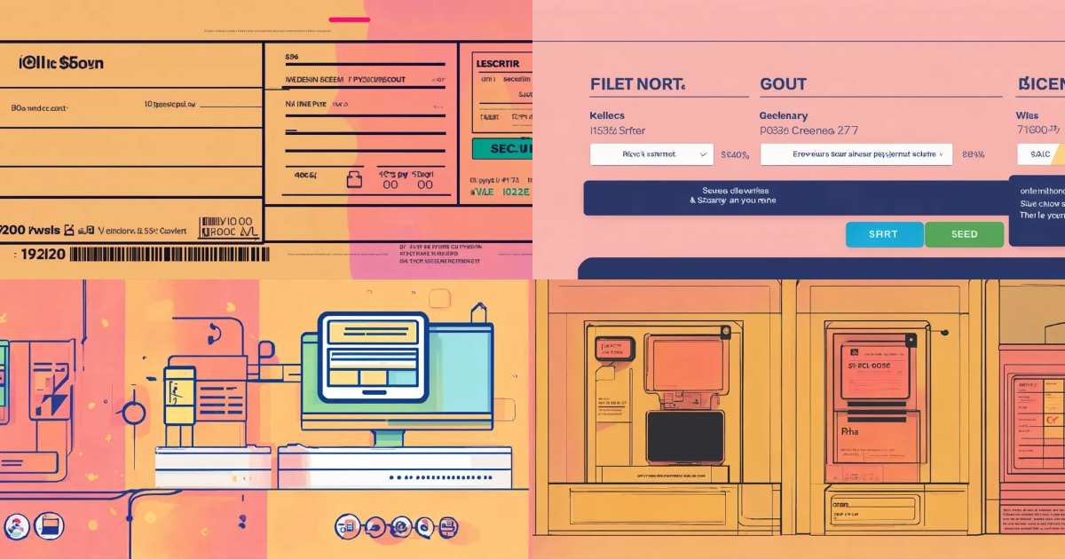 Lexica - Online checkout repetitive design, secure payment, gentle colors