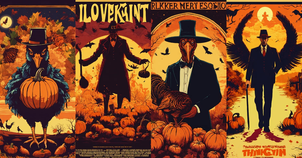 Lexica - 70s 80s movie poster, Lovecraft killer demon turkey ...