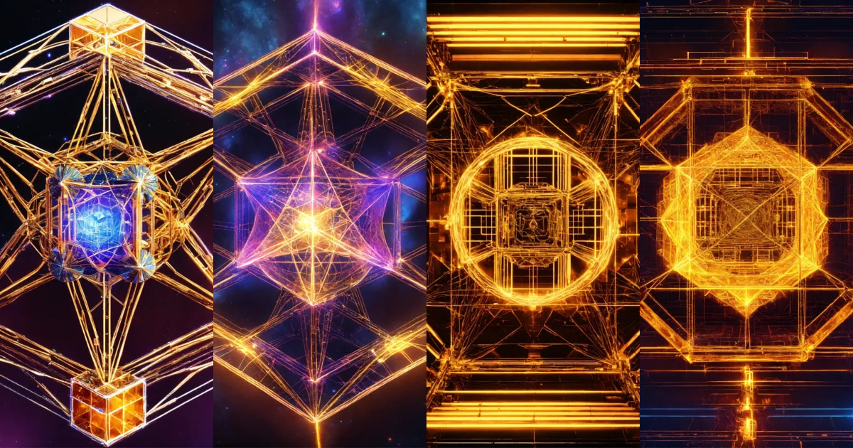 Lexica - An impossibly highly complex miraculous 4d quantum digital hypercube sacred geometry ...