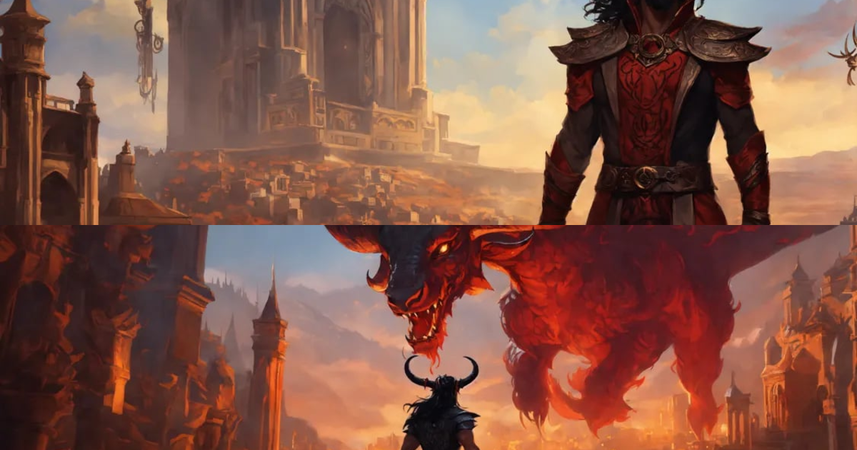 Lexica - A tiefling from Dungeons and dragons, a lean and wiry build ...