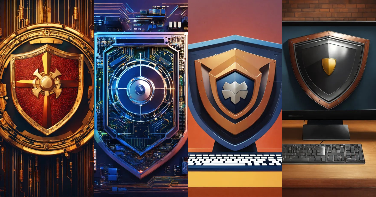 Lexica - Shield in computer illustration