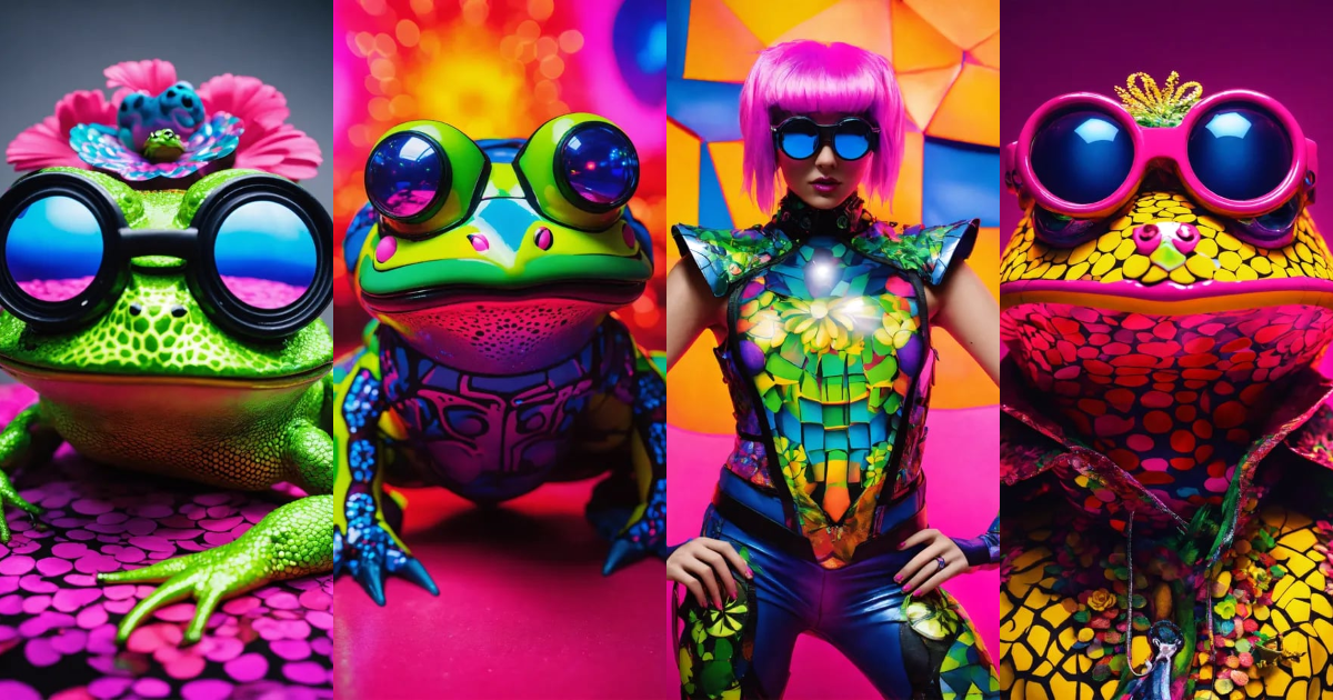 Lexica - Fashion Shoot of Electric Daisy Carnival cyber punk Techno ...