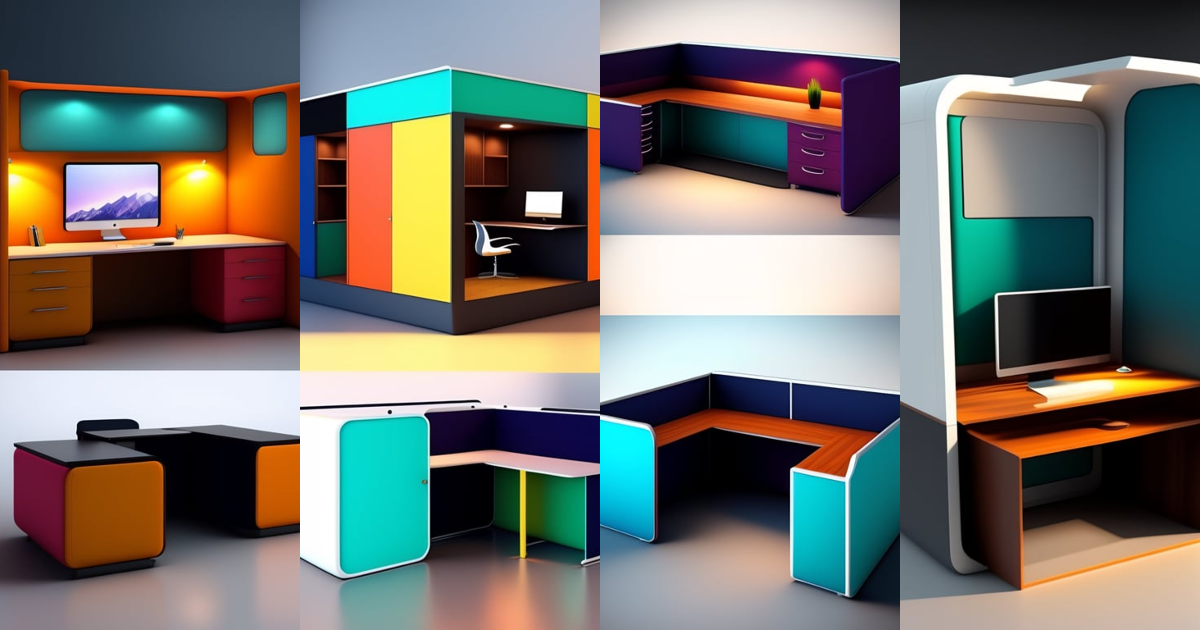 Lexica - Compact office booth for a single person, made from wooden and ...