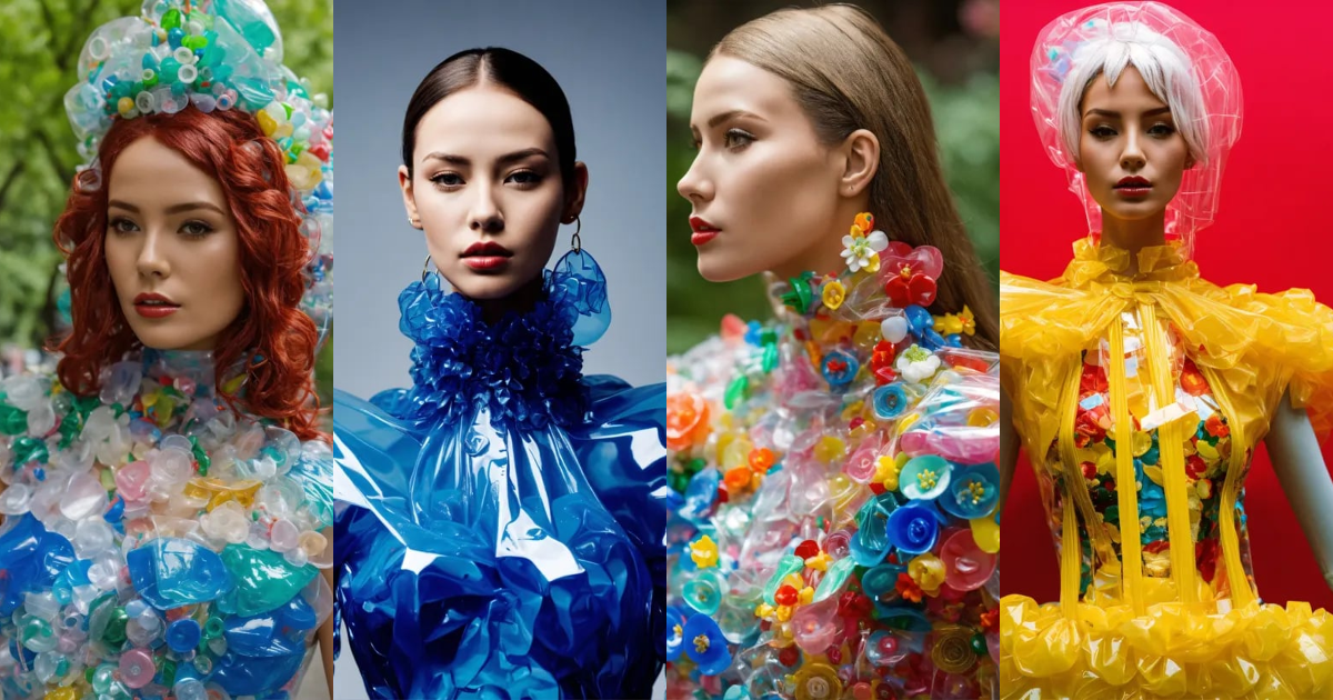 Lexica - Woman Made of Plastic, Outfit Made of Plastic