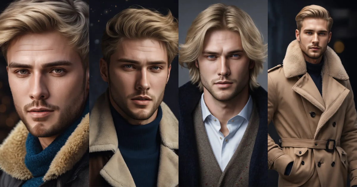 Lexica - Ultra-realistic handsome 30-year-old man with blond straight ...