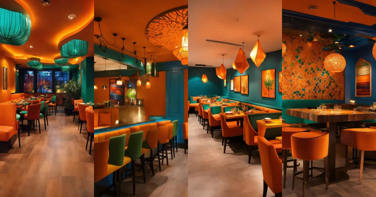 Lexica - Design a front prospective of a vibrant Indian restaurant ...