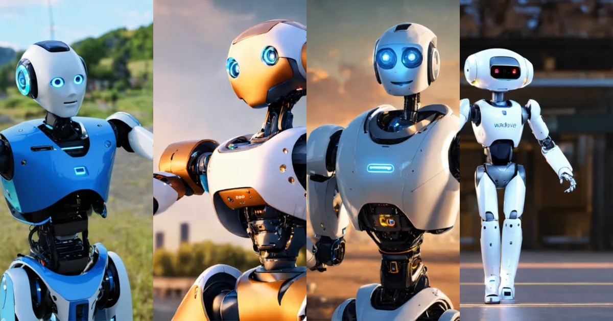 Lexica - Ai robot waving good bye