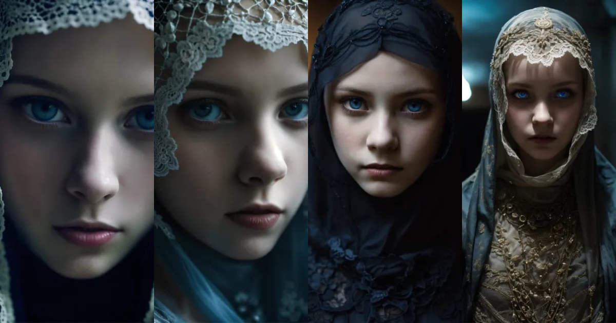 Lexica - Body portrait of a very childish deadly-pale ultra slim twelve ...