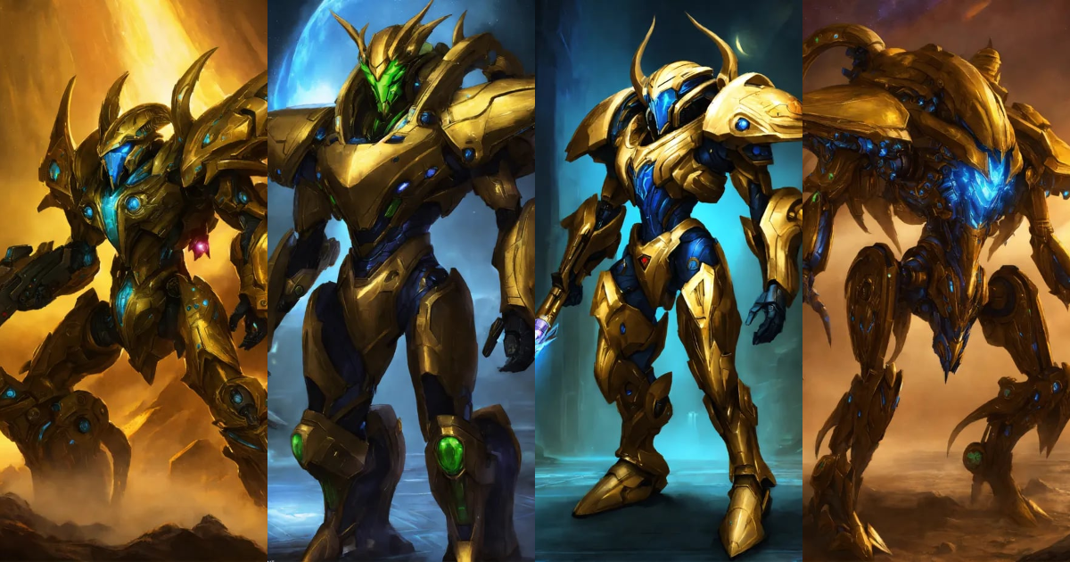 Lexica - Hybrid destroyer, starcraft protoss-zerg hybrid art