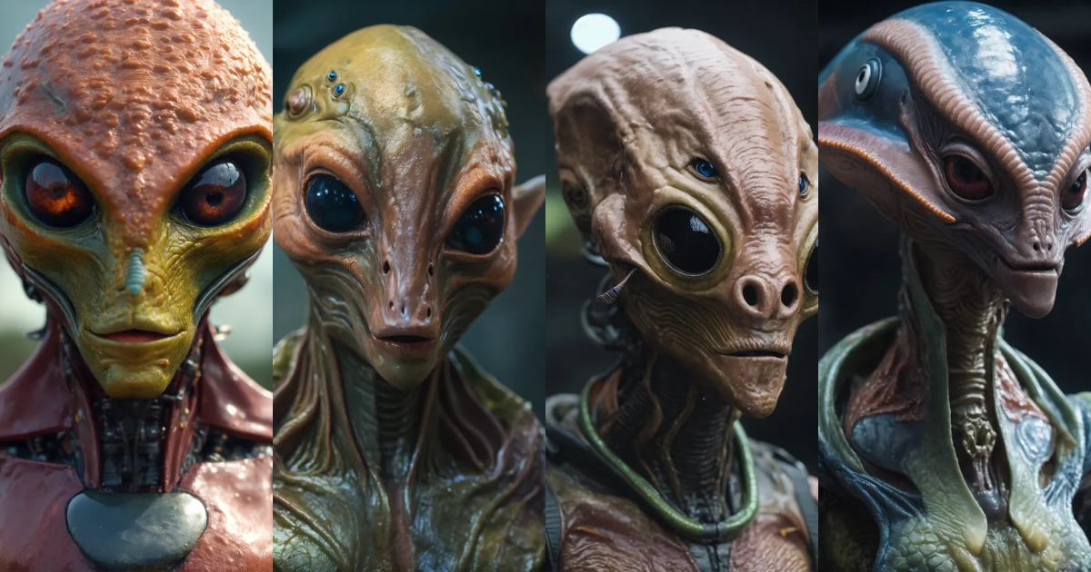 Lexica - Humanoid alien with fish head, hyper-realisstic, 8K