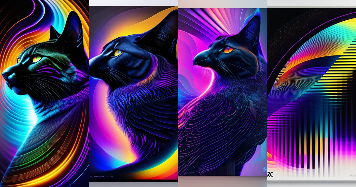 Lexica - The shape silhouette of a third eyed crow, stacked plot of ...