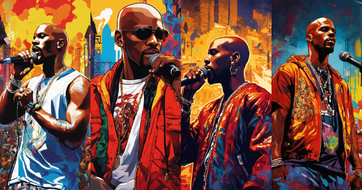 Lexica - Earl Simmons, known professionally as DMX, signing rap into a ...