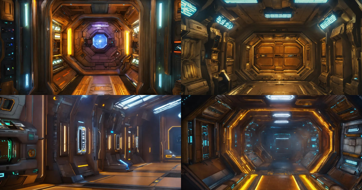 Lexica - Sci fi spaceship wall texture