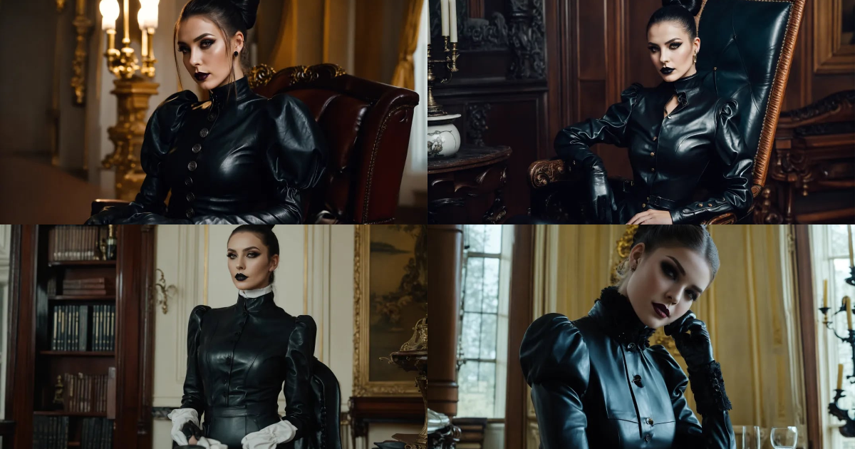 Lexica - Stunning european mistress woman fashion model sitting ...