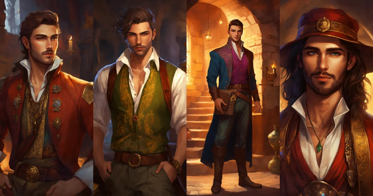 Lexica - Hot rich merchant man mid 20's looks confident realistic art ...