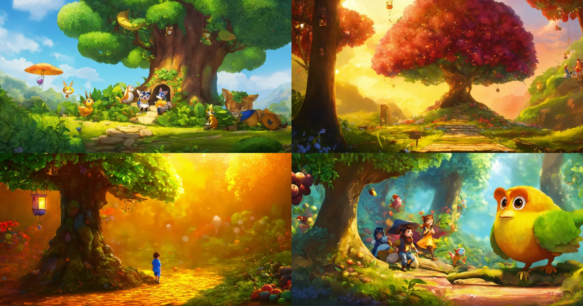 Lexica - EL MICO Decidió buscar el legendario Árbol de las Frutas ...