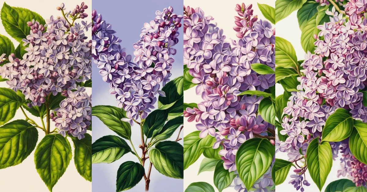 Lexica - Beautiful branches of blooming lilac, excellent, vintage style ...