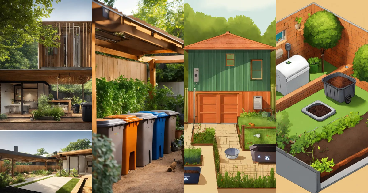 Lexica - A environment, in the yard, with a recycling and composting ...