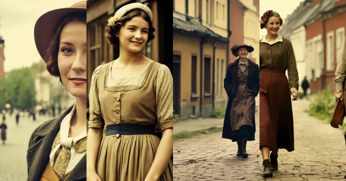 Lexica - Poland think poor woman age 20, 1920-1930 on streen in Warshaw ...