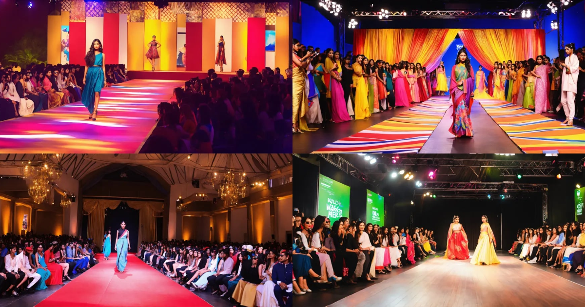 Lexica - Fashion show ramp walk , stage , cool vibes art wok