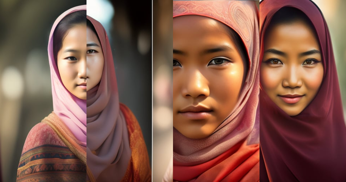 Lexica - A beautiful girl from Aceh, proportional, shot from Canon D1 ...