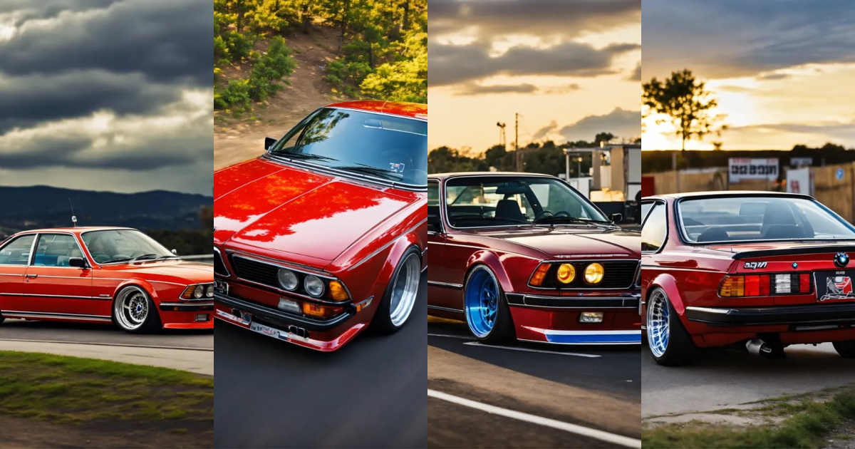 Lexica - Bmw 635 csi, bosozoku, wide body. spoiler, race