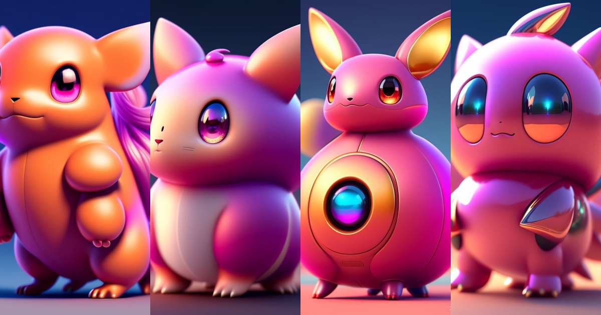 Lexica - A cute psychic type pokemon:: by beeple and James Gilleard and ...