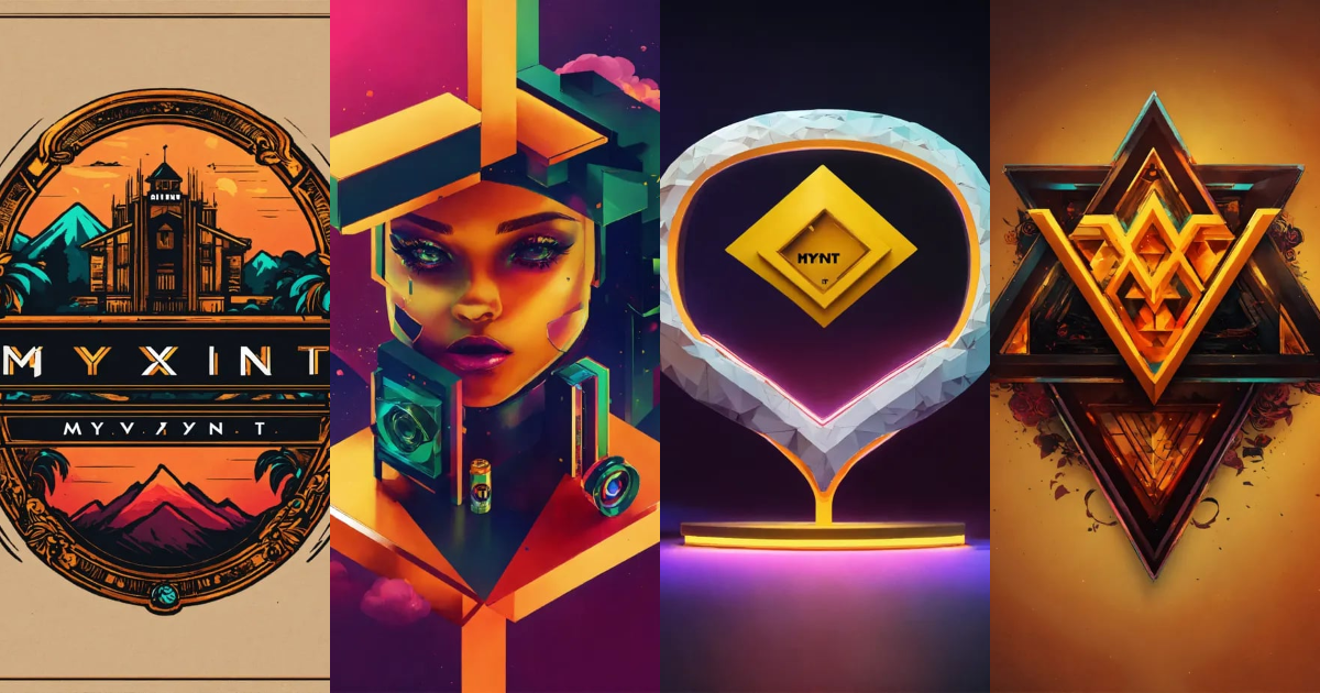 Lexica - A logo for a brand called Myxnt