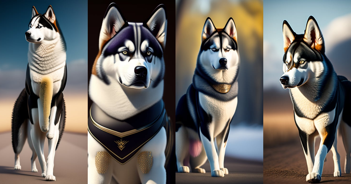 Lexica - Husky dog in an armored suit, 8k, highly detailed, hyper ...