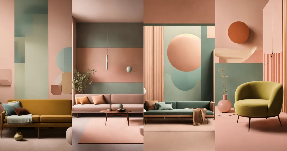 Lexica - Muted tones colors surreal combination into minimalistic ...