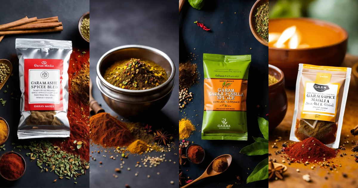 Lexica - Modern product photography of a garam masala spice blend ...