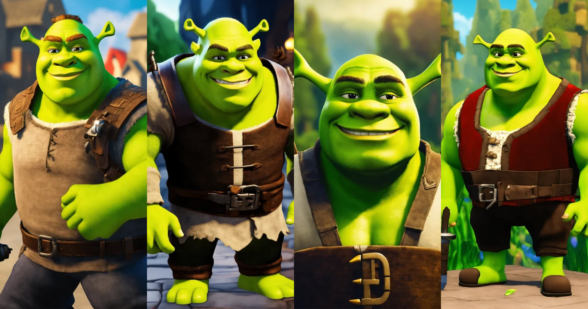 Lexica - Shrek as a roblox avatar