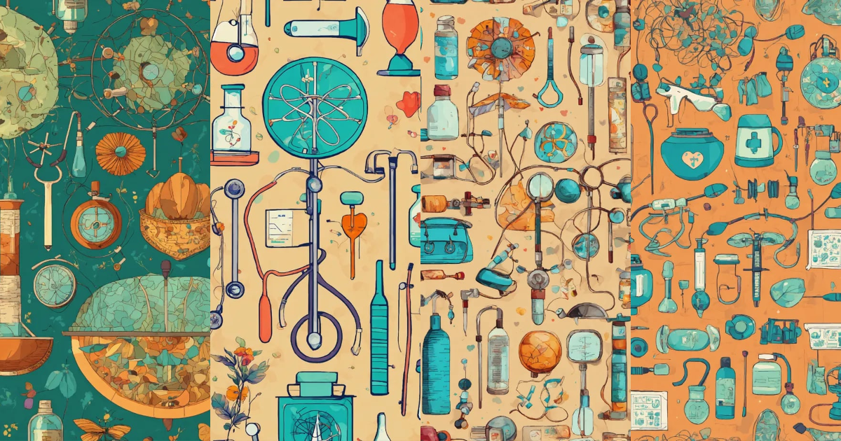 Lexica - Cute medical art, Boho vector art, fantasy medical equipment ...