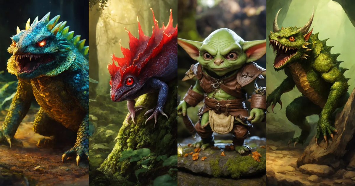 Lexica - A weak evil fantasy world creature that beginners fight when ...