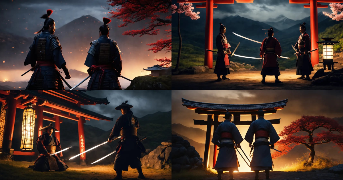 Lexica - High quality, 8K Ultra HD, hyper-realistic of Japanese samurai ...