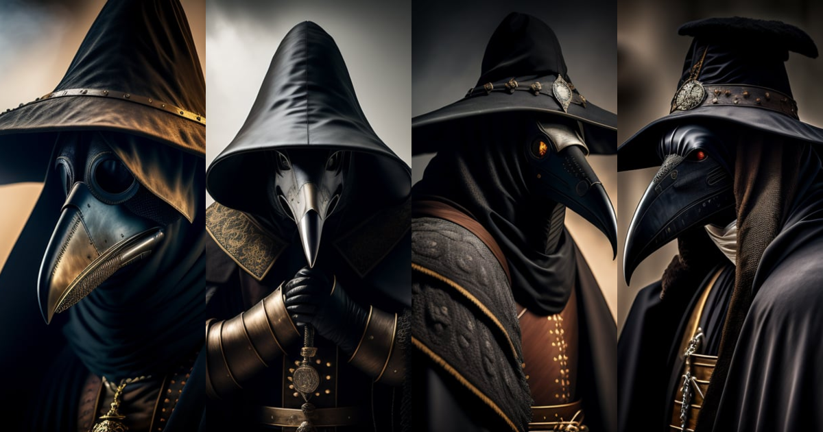 Lexica - Plague doctor closeup portrait, intricate, torn clothes, robe ...