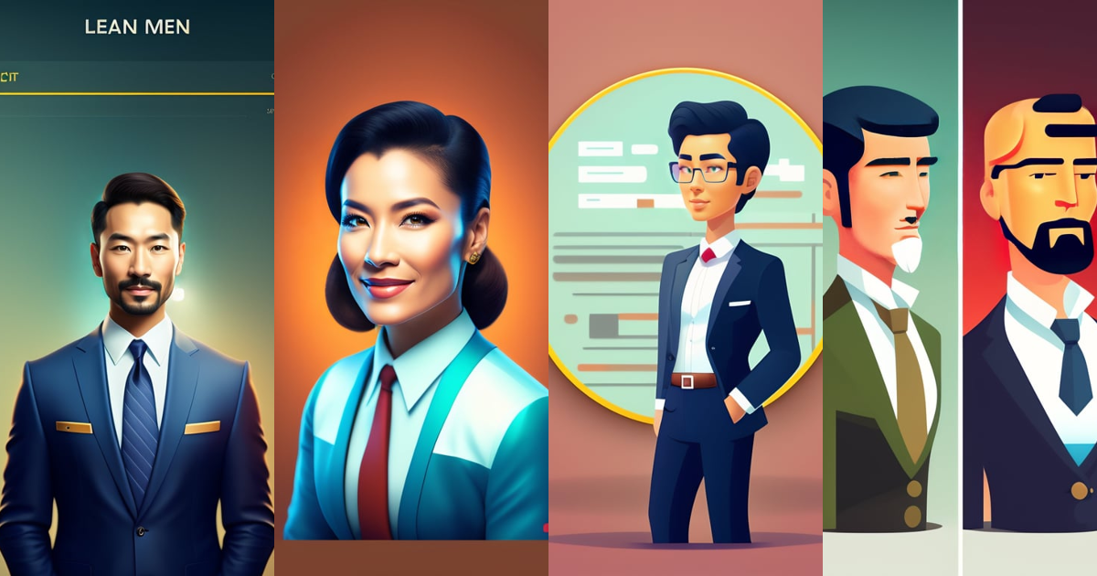 Lexica - Avatar for project manager in a lean style