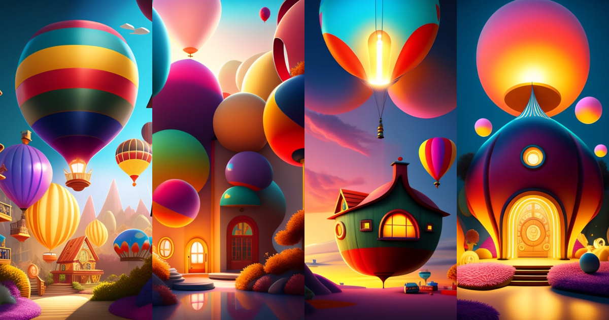 Lexica - Enter the realm of Pixar 3D animation, where real estate ...