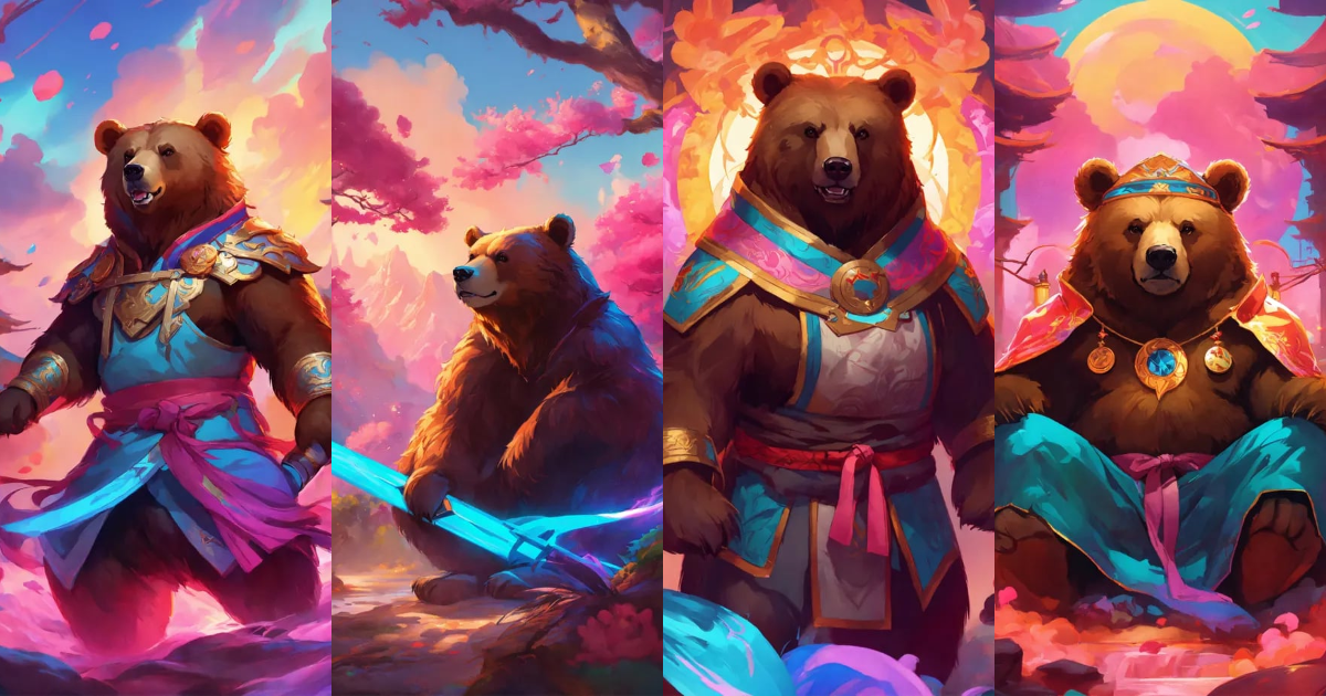 Lexica - Bear, league of legends, Three kingdom chinese clothing, rage ...