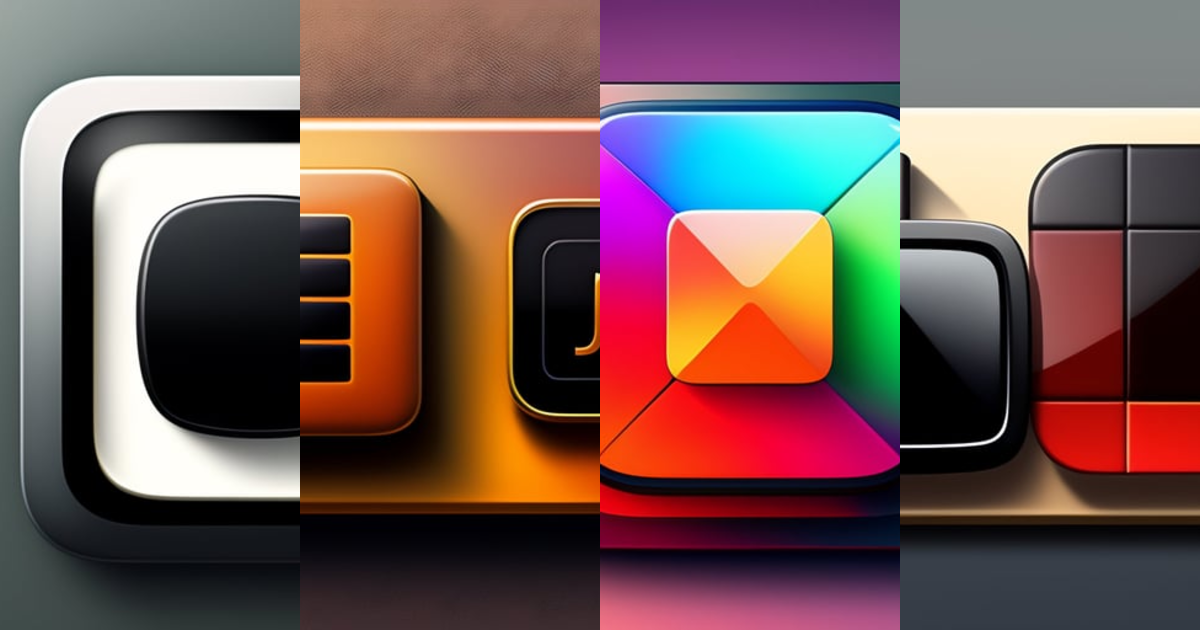 Lexica - Square, Ios app icon design,skeuomorphic, tv