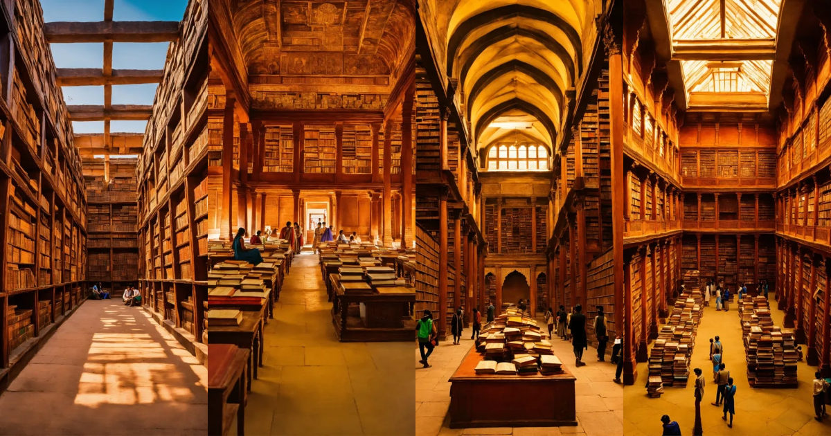 Lexica - Ancient indian library containing hundreds of thousands of ...