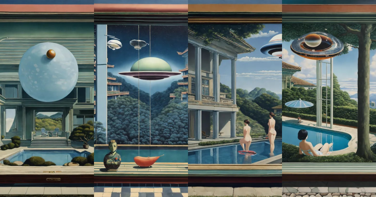 Lexica - In a hyperrealistic optical illusion painting, The Japanese ...