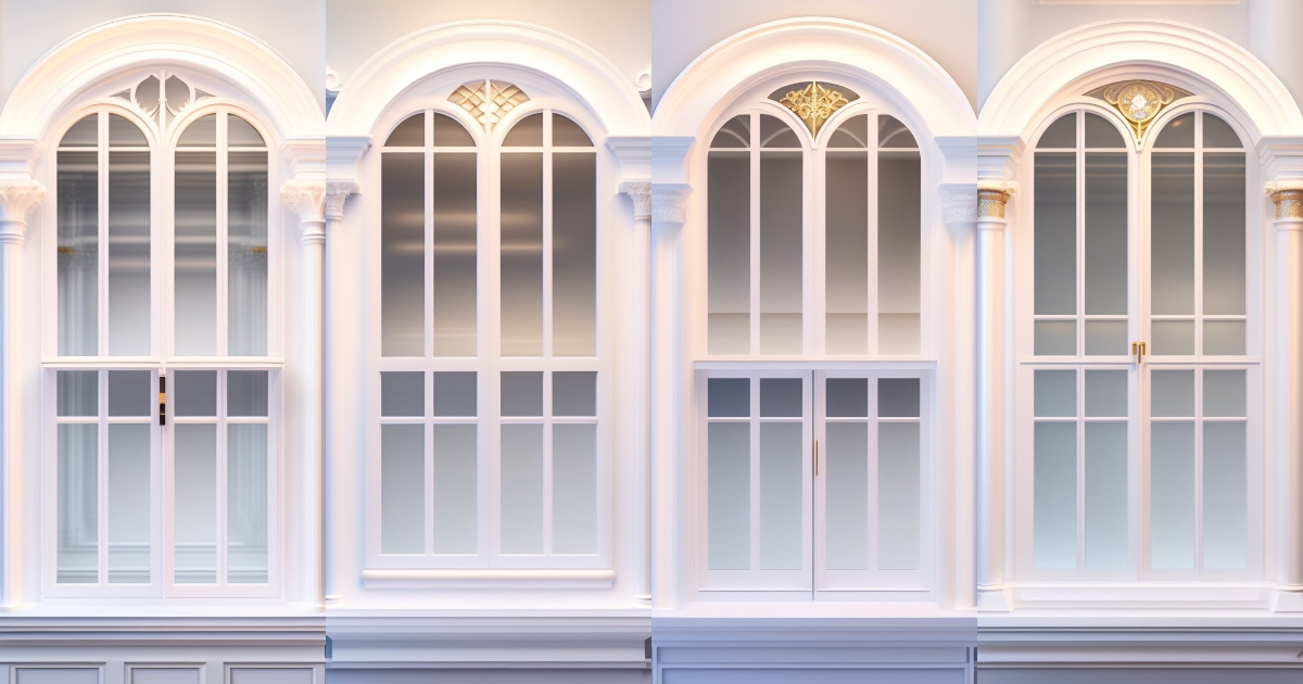 Lexica - The window frames of ancient European palaces are luxurious ...