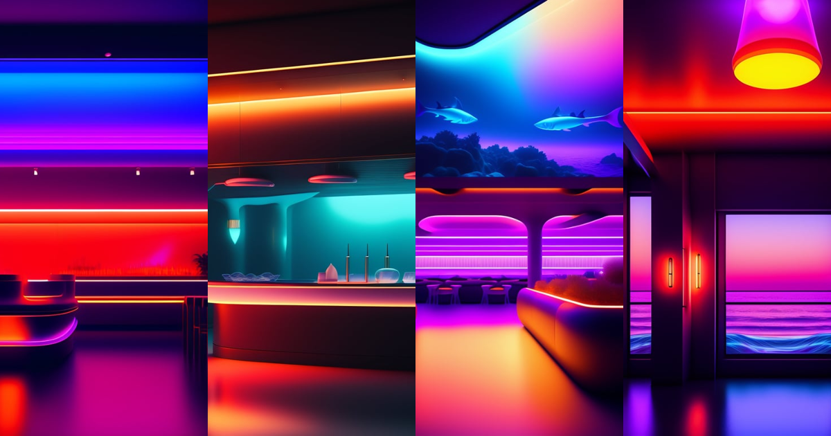 Lexica - A beautiful, sharp focus, clean lines. the interior of an art ...