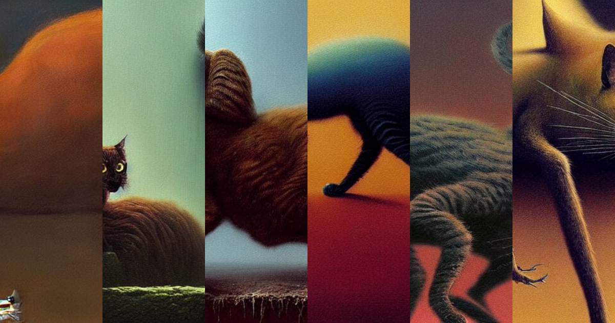 Lexica - Painting of hybrid spider!!! & cat, intercrossed animal, by ...