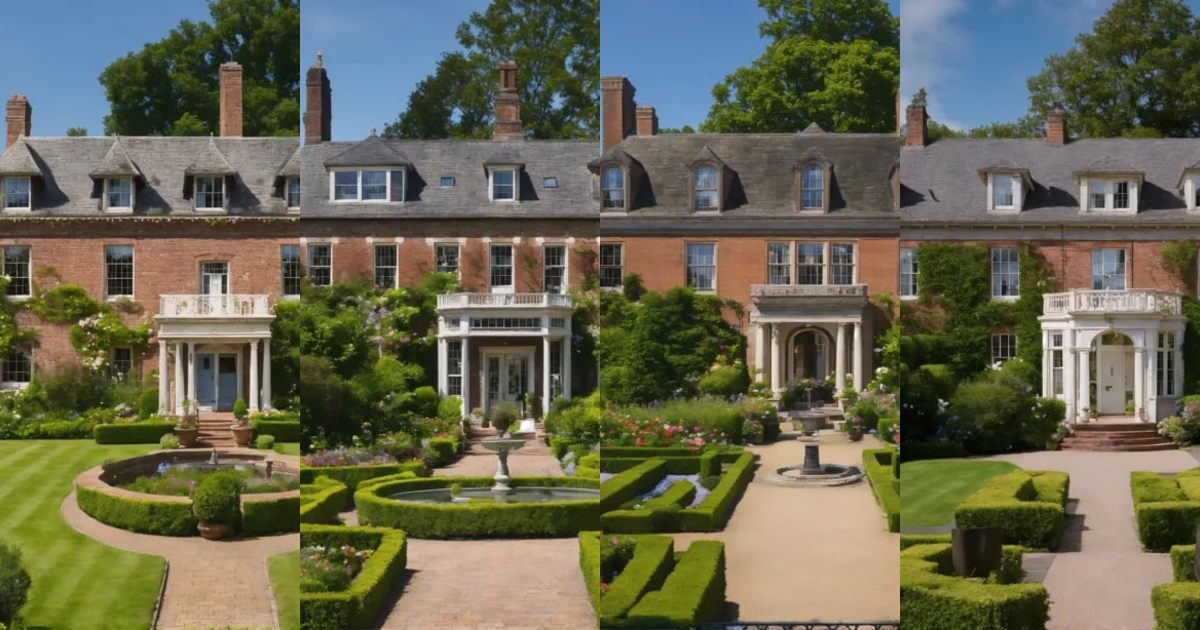 Lexica - "A large historic Westbrook estate, with its brick walls and ...