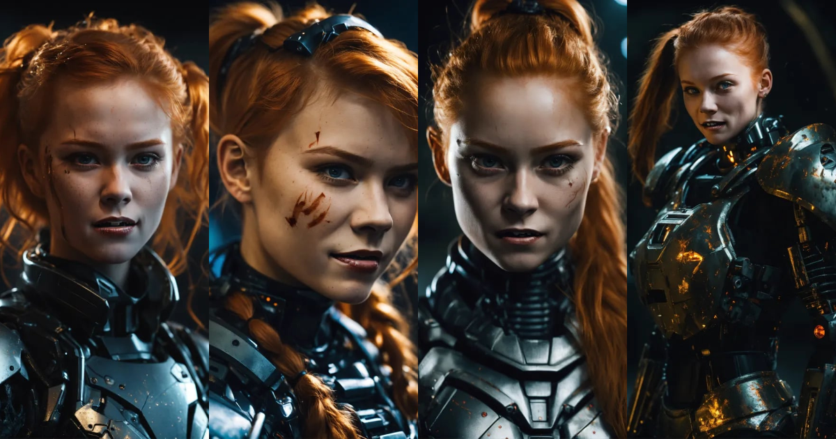 Lexica - An ultra detailed photo of a crazy scary 20-year-old ginger ...