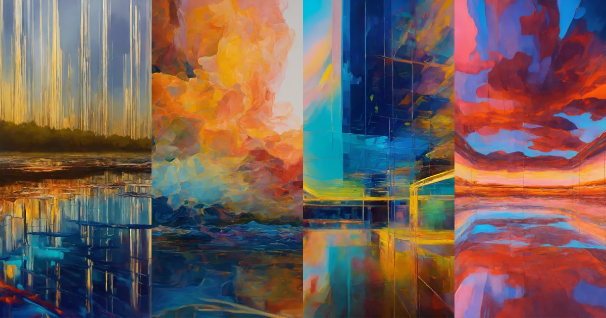 Lexica - Matt Kane nft, oil painting, transparent, in style, generative art