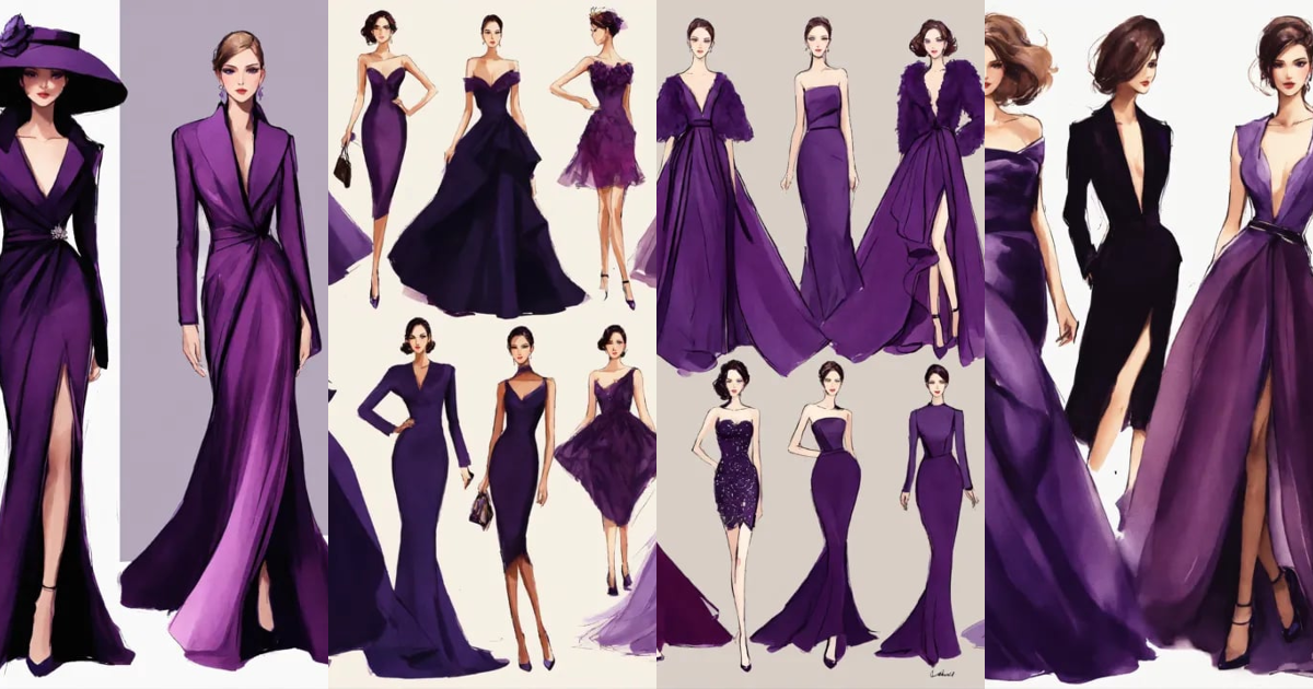 Lexica - Fashion illustrations, 12 different designs, rough sketches ...